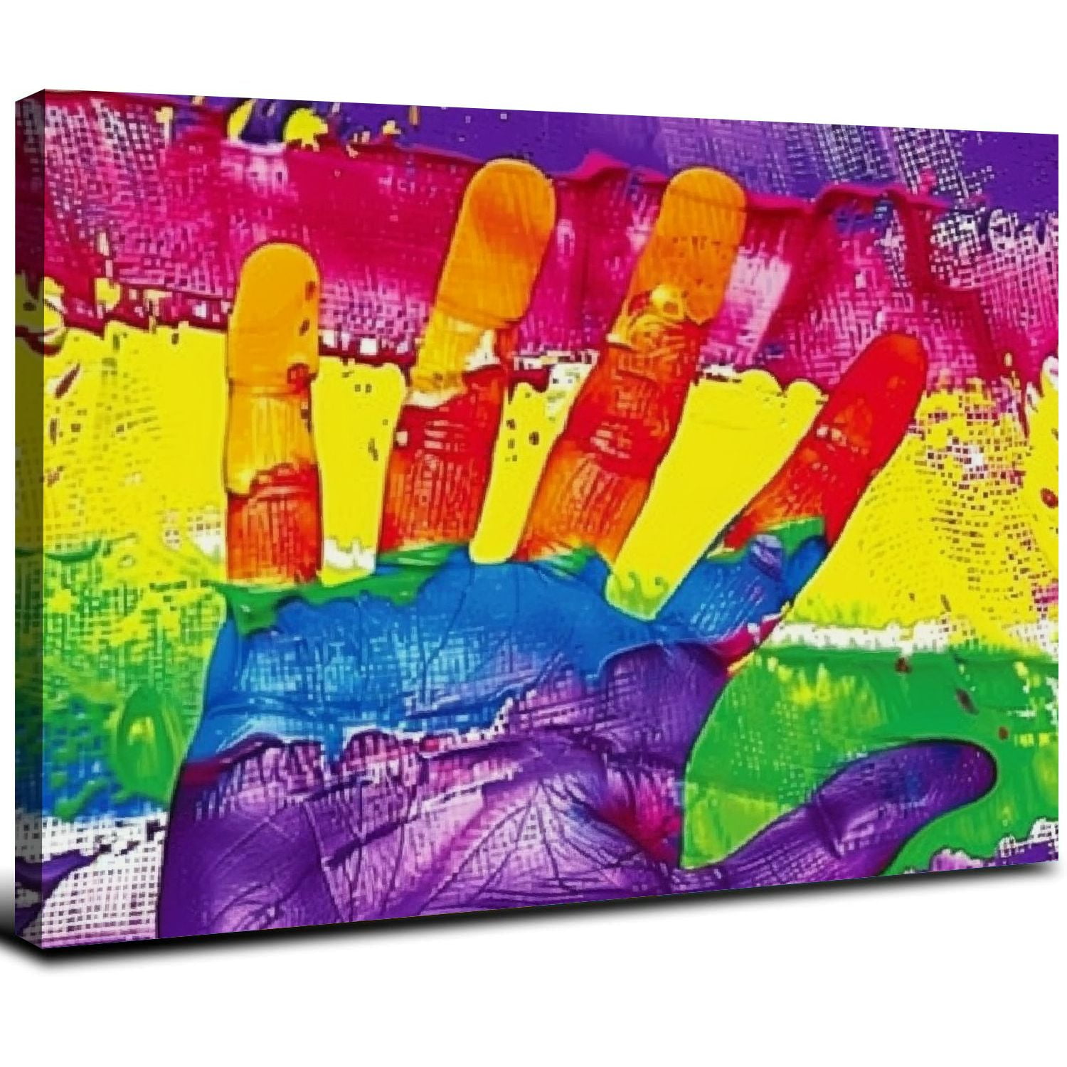Acheng LGBT Poster Rainbow Palm Equality Campaign Happy Pride Month ...