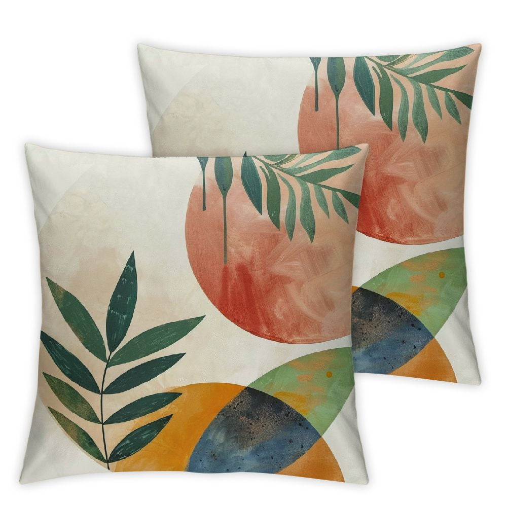 Acheng Mid Century Modern Throw Pillows Covers Abstract Boho Pillow ...