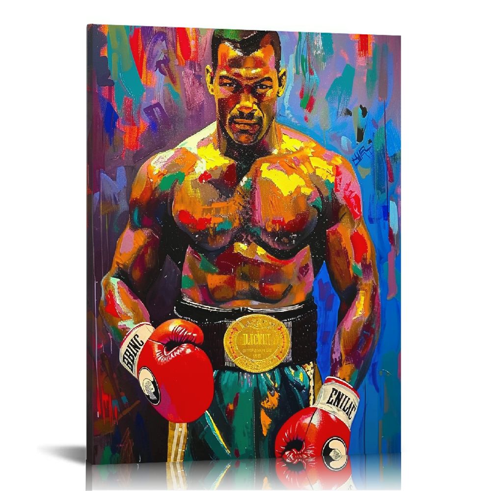 Acheng Mike Tyson Posters Boxing Wall Art Sports Star Prints Mike Tyson ...