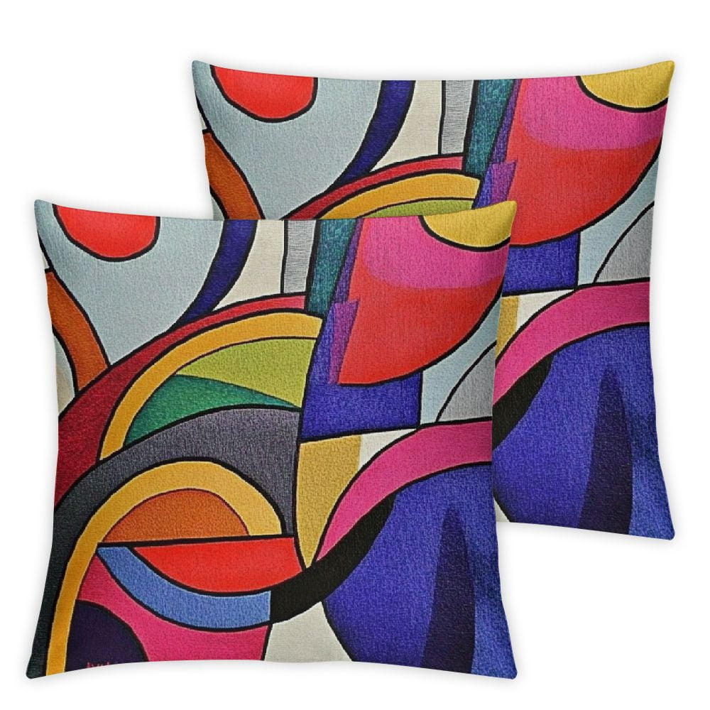 Acheng Modern Pillow Cover - Soul Abstract Pillows Farmhouse Chair ...