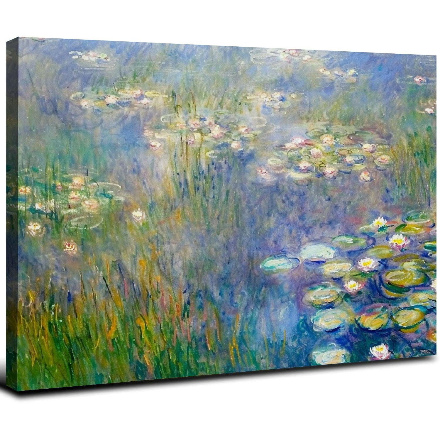 Acheng Monet Water Lilies Art, Claude Monet Landscape Print - Vintage ...