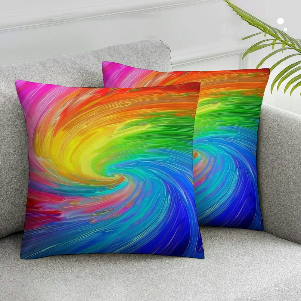 Acheng Pillow Case Rainbow Reflection,Cushion Cover Case for Home Sofa ...