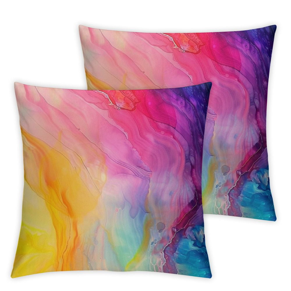 Acheng Pillow Covers Art Rainbow LGBT Print Throw Pillow Covers ...