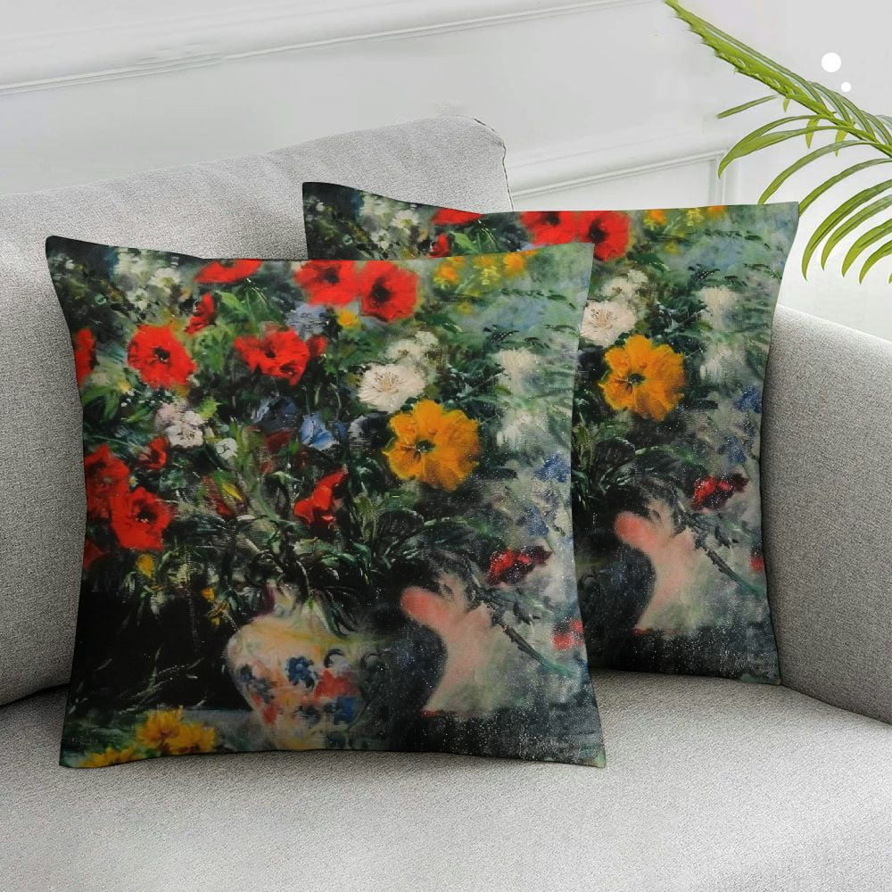 Acheng Rely Flower in a Vase Classic Arts Throw Pillow Case Set of 2 ...