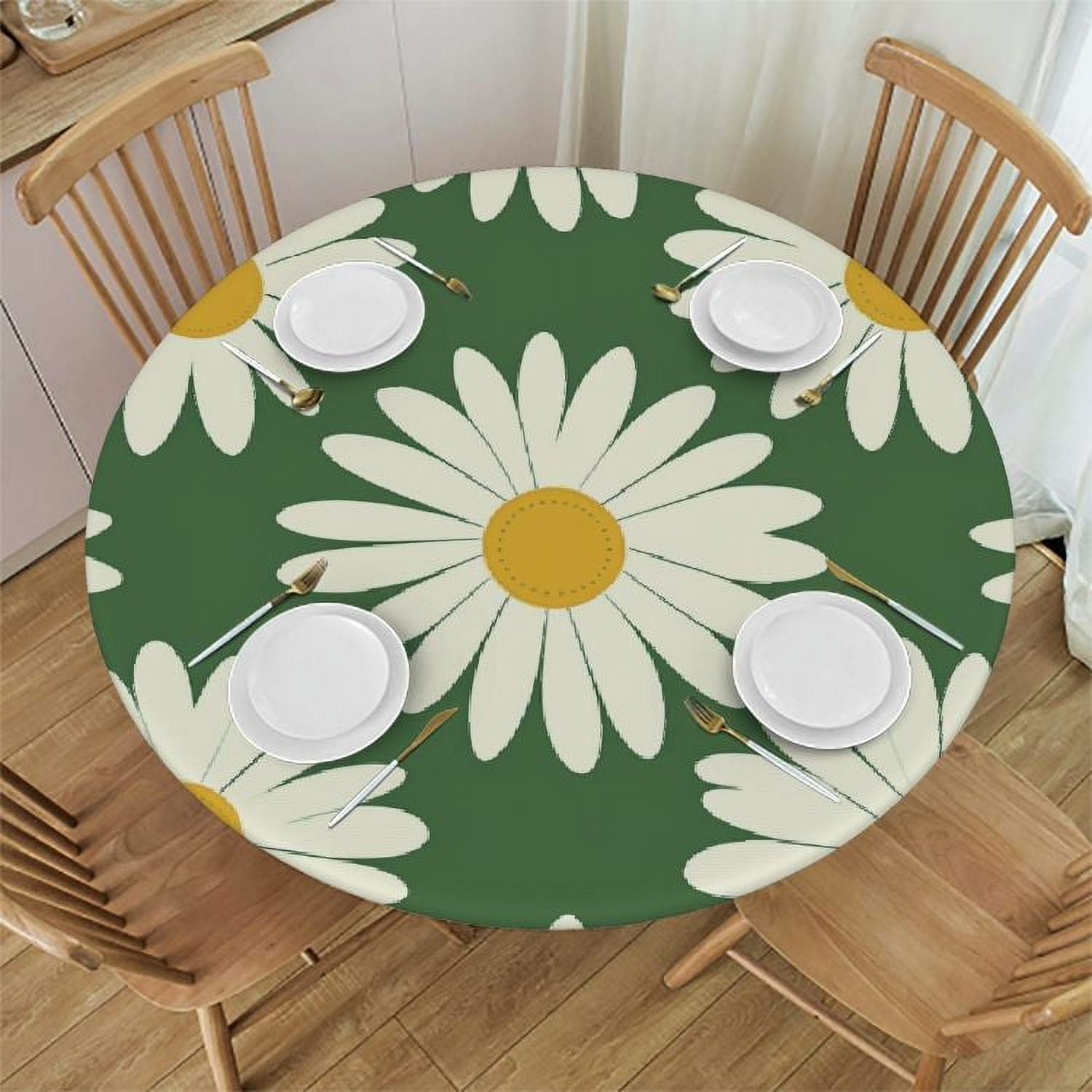 Acheng Round Tablecloth, 100% Polyester Fiber, Waterproof and Wrinkle ...