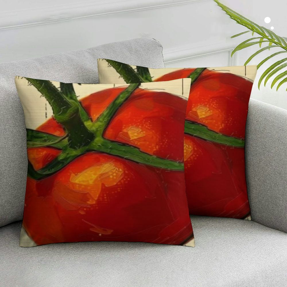Acheng Rustic Farm Tomato Outdoor Pillow Covers Set of 2, Decorative ...