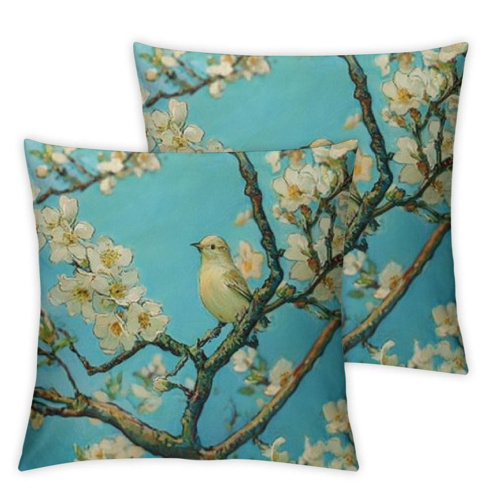 Acheng Spring Summer Pillow Covers , Floral Decorative Pillow Case for ...