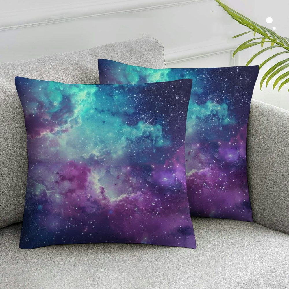 Acheng Throw Pillow Cover Universe Space Nebula Galaxy Outer Space ...