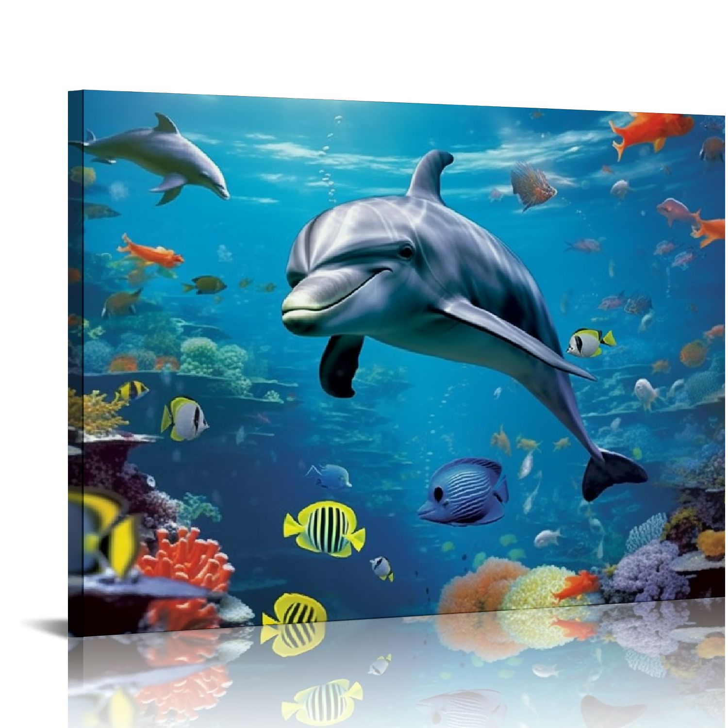 Acheng Tropical Ocean Sealife Coral Reef, Fish, Dolphin Underwater ...