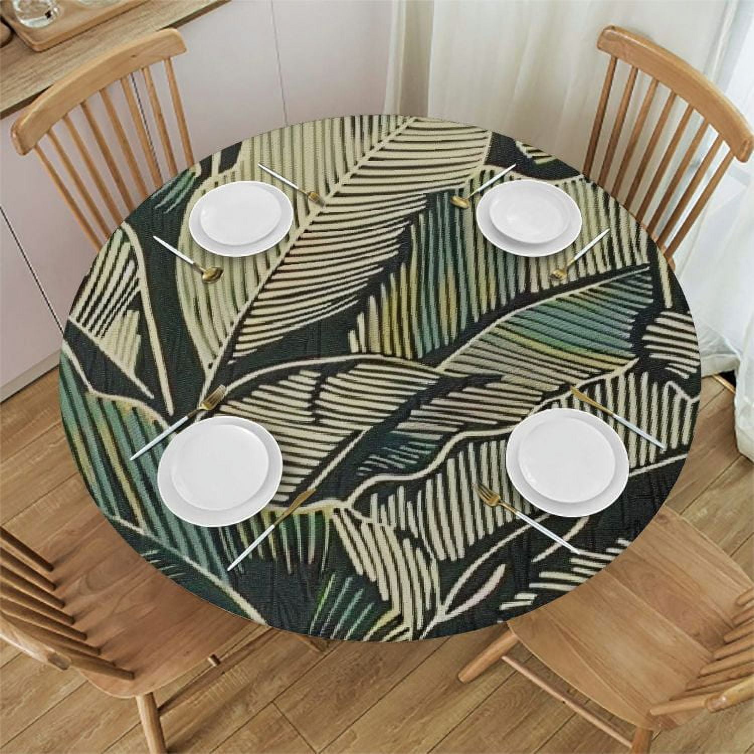 Acheng Tropical Palm Leaves Banana Jungle Leaf Seamless Floral Pattern ...