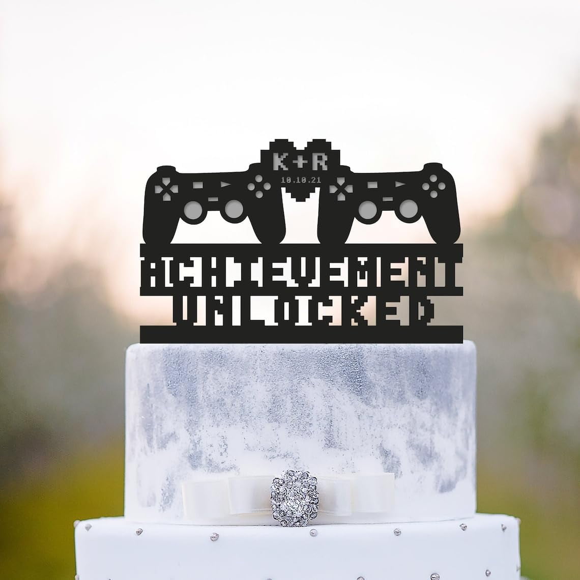 Achievement Unlocked Game Controller Cake Topper,Video Game Lover Cake ...