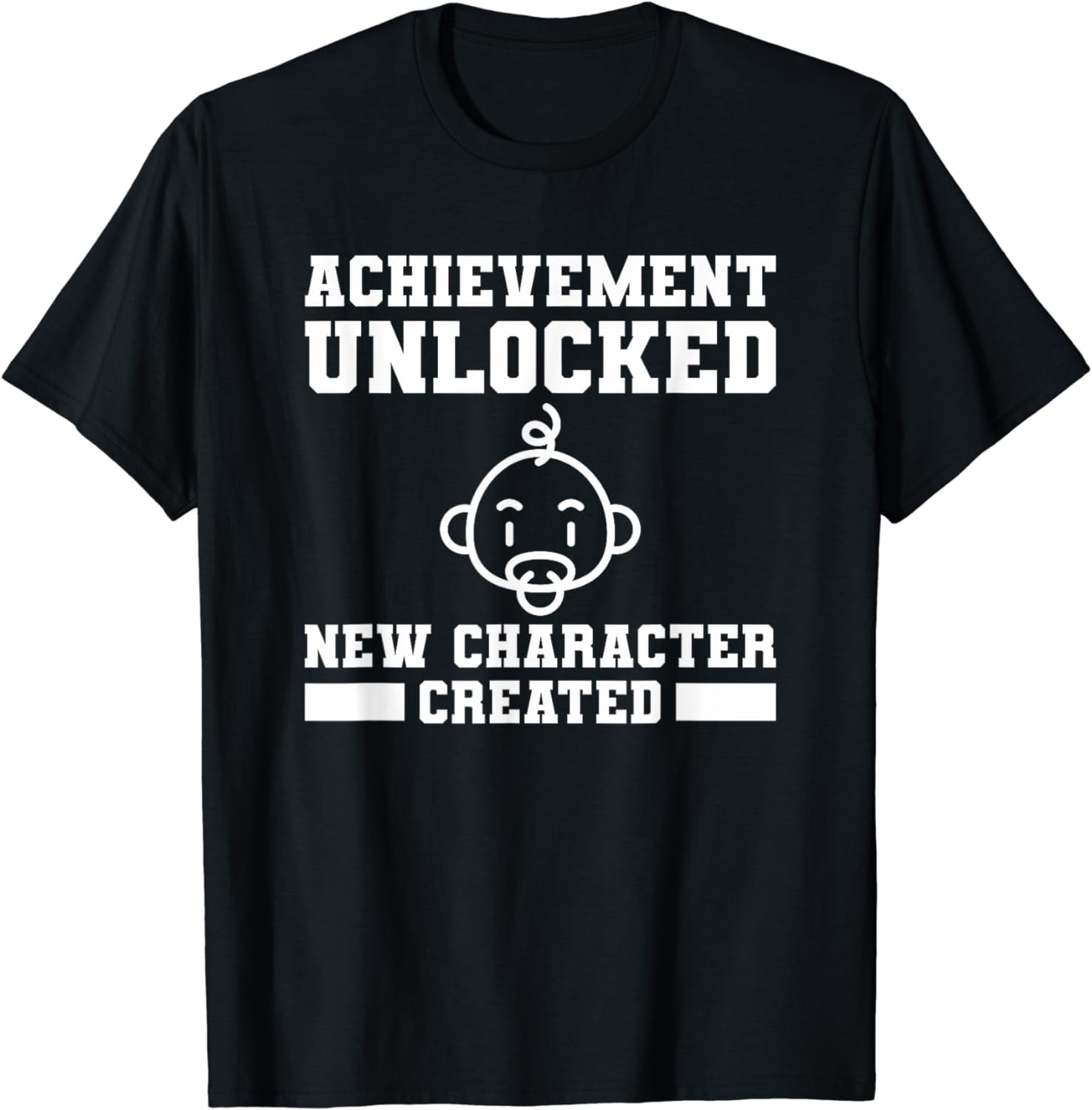 Achievement Unlocked New Character Created T-Shirt - Walmart.com