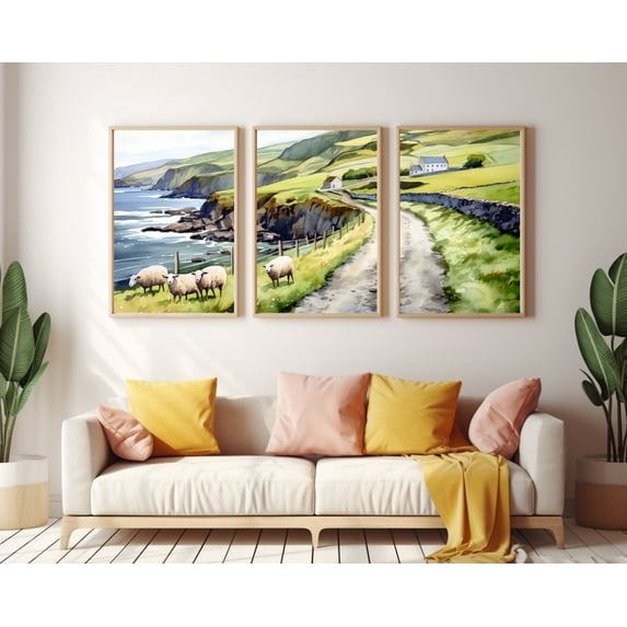 Achill Island Ireland Coastal Wall Art Irish Countryside Decor Travel ...