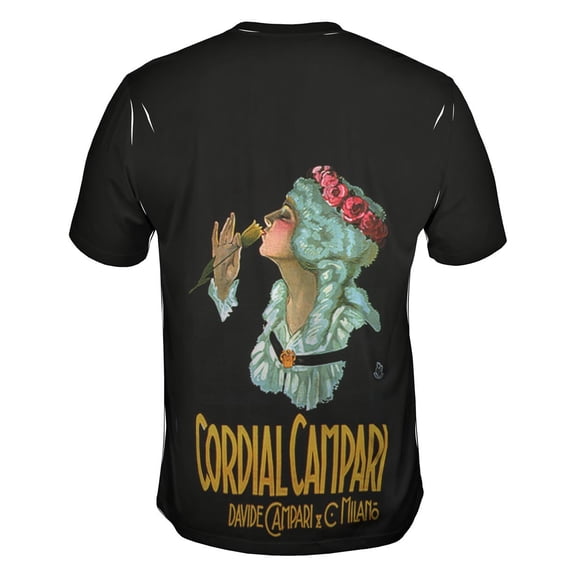 Achille Mauzan 001 - Cordial Campari 1921 Mens T-Shirt All Over Print ...