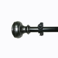 Montevilla Core Leaf Ball 5/8" Curtain Rod Set - Walmart.com