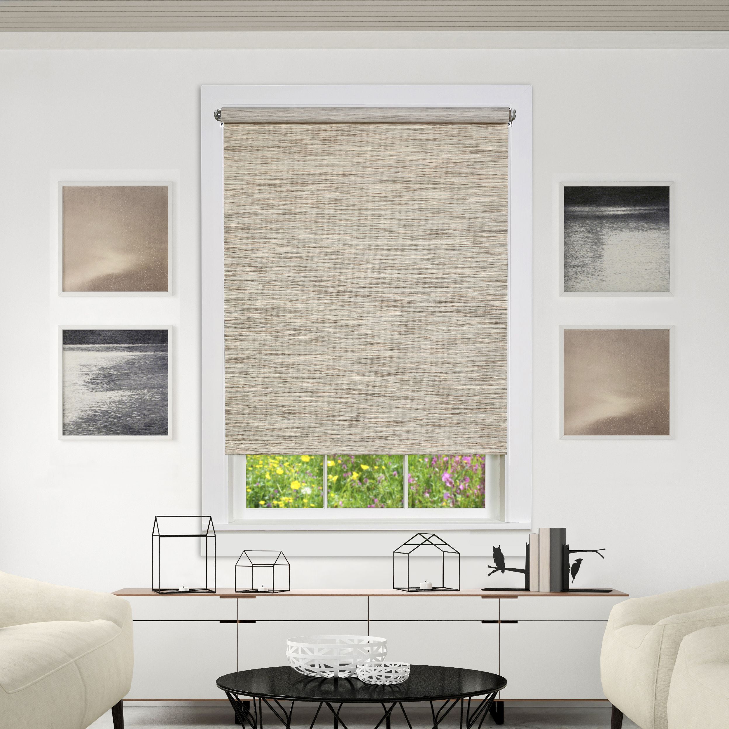 Achim Cords Free Privacy Jute Window Shade - Walmart.com