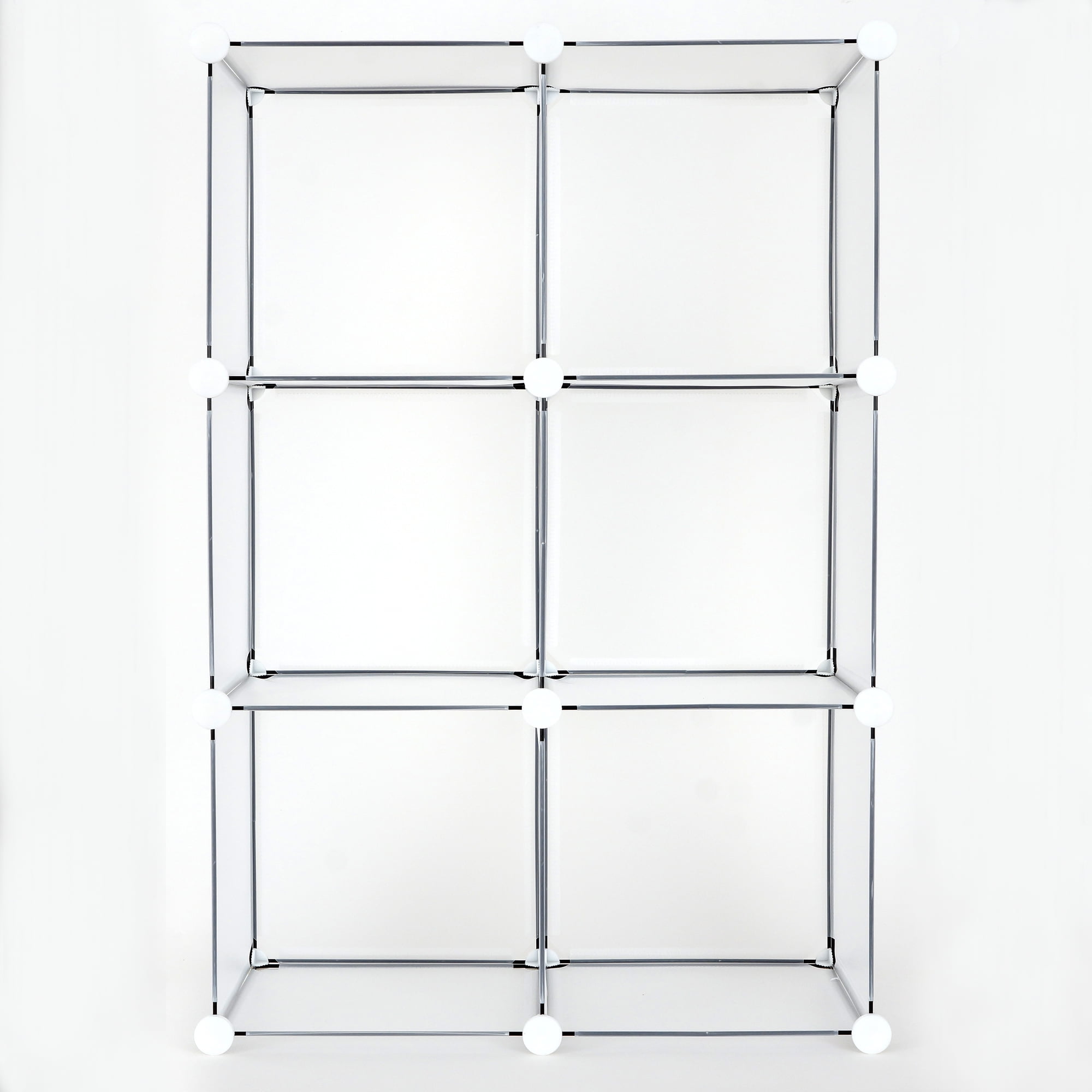 Achim DIY Modular Storage Unit, 12x12x12, Clear Frost - Walmart.com