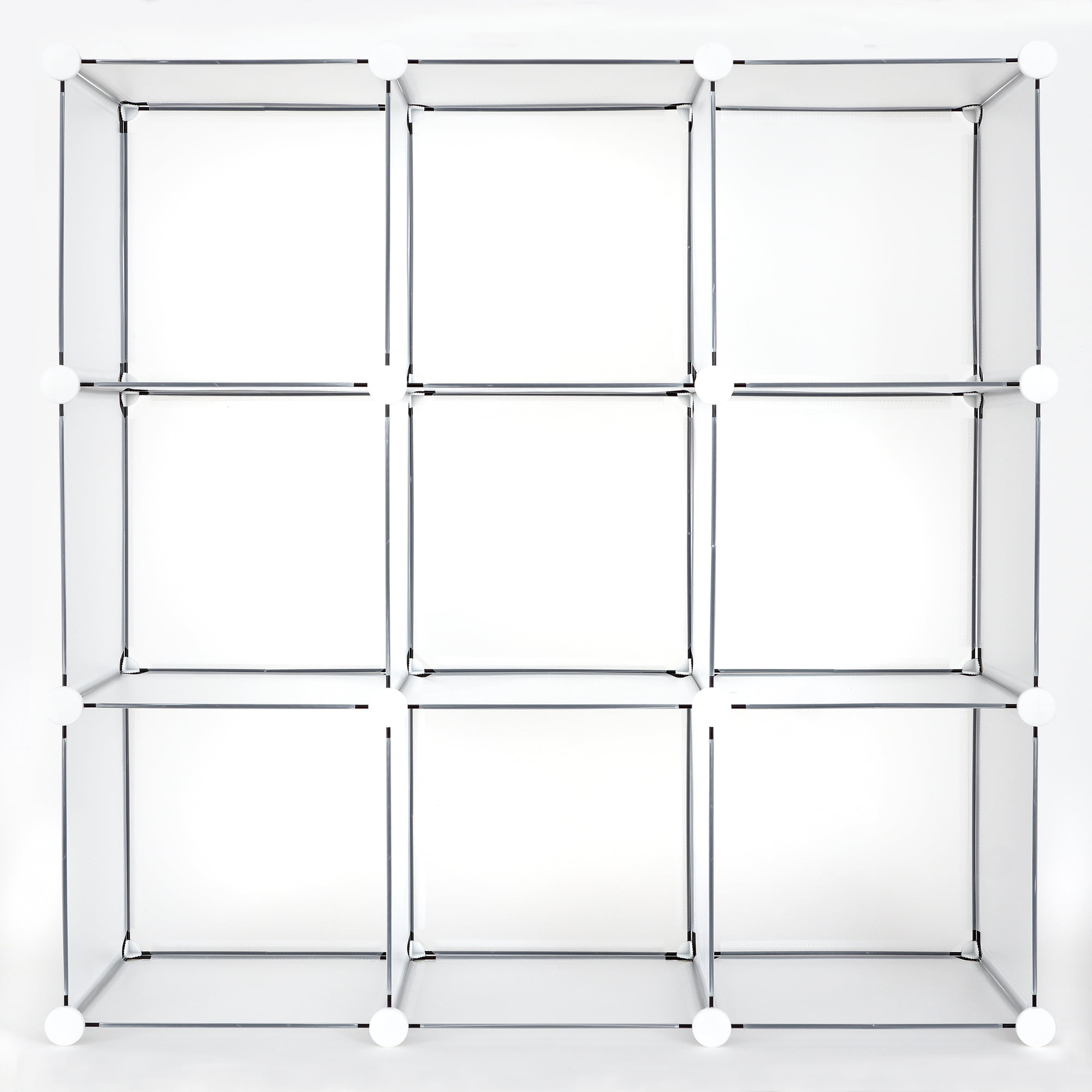 Achim DIY Modular Storage Unit, 12x12x12, Clear Frost - Walmart.com