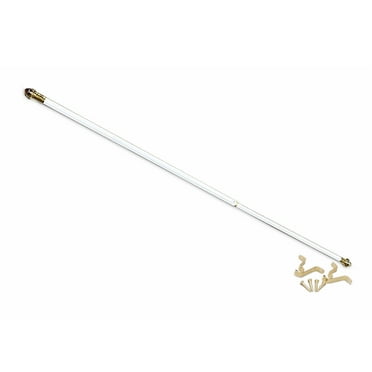 Graber Swivel End Sash Curtain Rods 5/16-Inch 2 Rods per Pack (12 to 21 ...