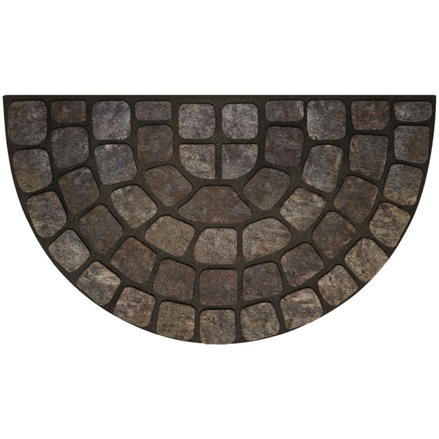 Achim Stone Slice Raised Rubber Entryway Door Mat - Walmart.com
