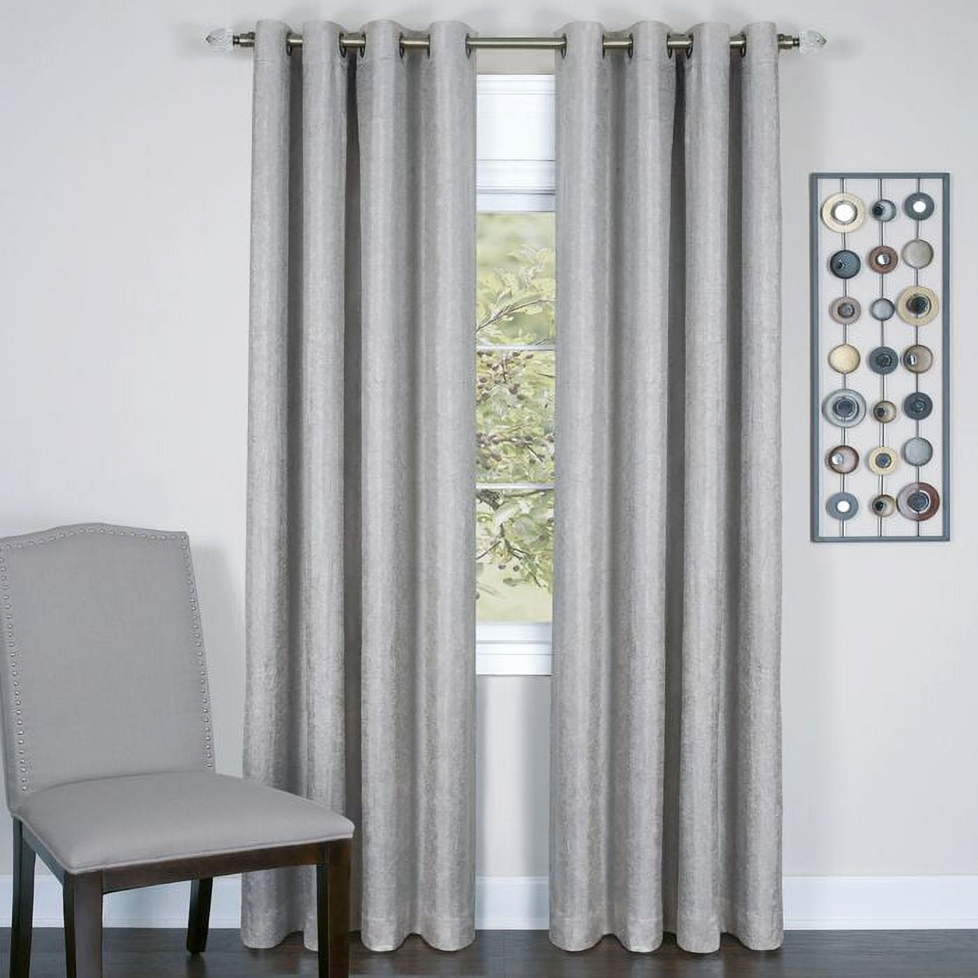 Achim Taylor - Lined Grommet Window Curtain Panel - Walmart.com