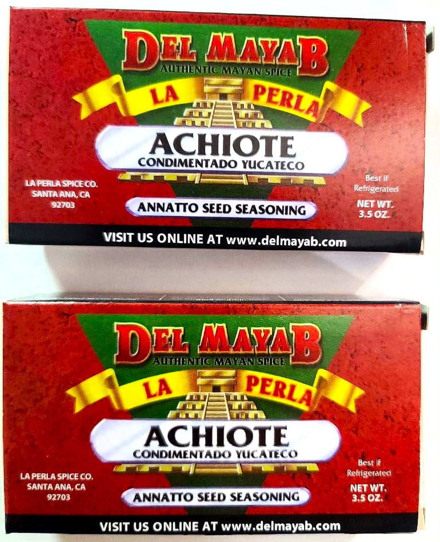 Del Mayab Achiote Paste, 3.5oz (2 Pack) - Walmart.com