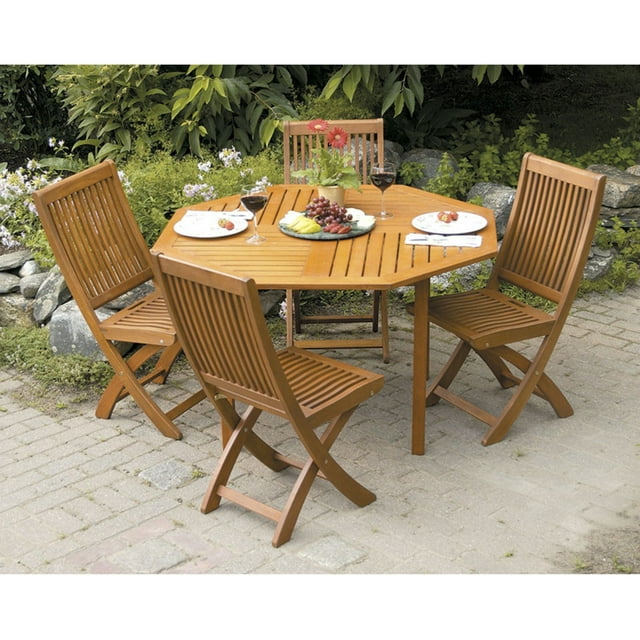 Achla Designs Eucalyptus Wood Octagonal Dining Table - Walmart.com Achla Designs Eucalyptus Wood Octagonal Dining Table - Walmart.com