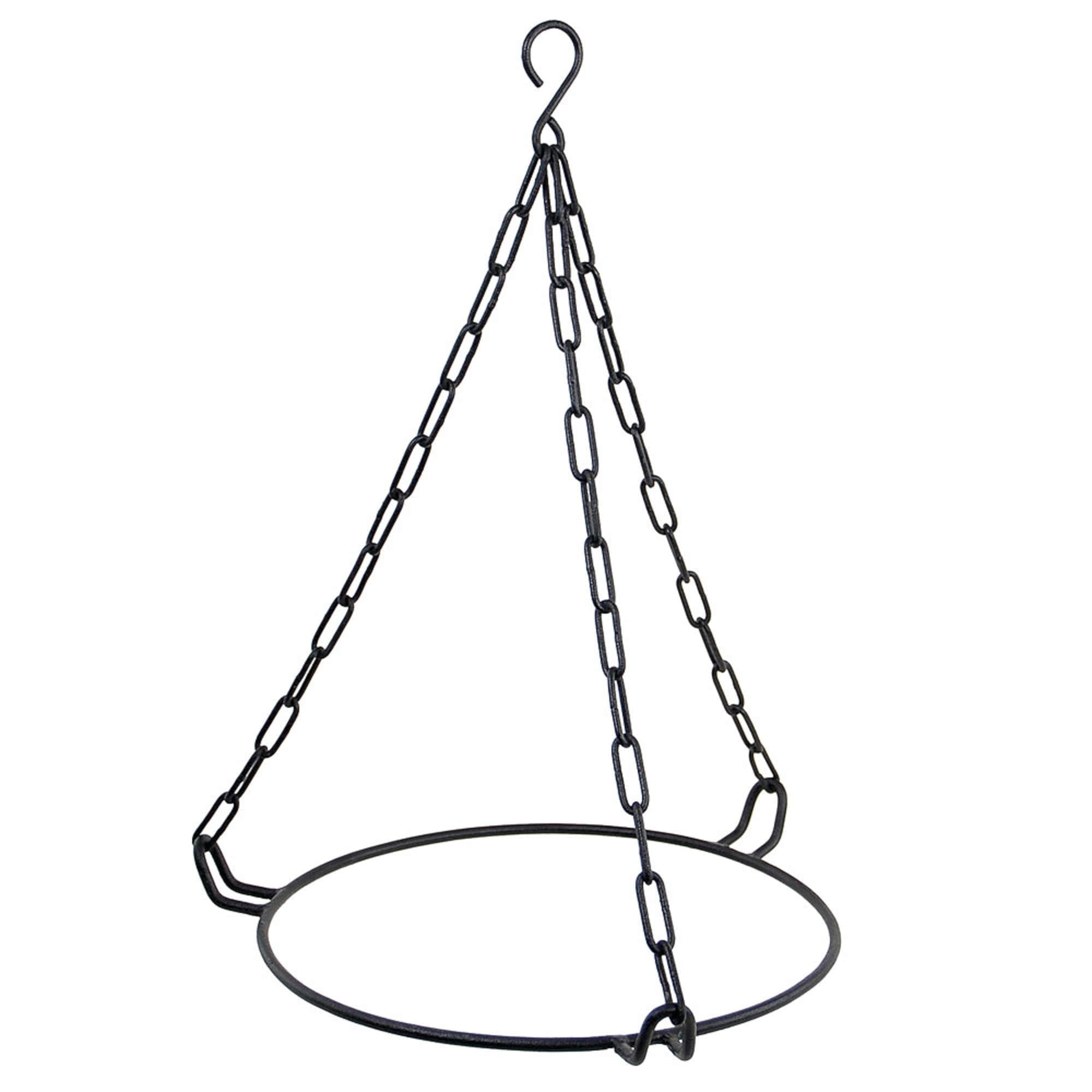 Achla Designs Hanging Ring for 12" Bowl, 11 Inch Diameter, Black Powder ...