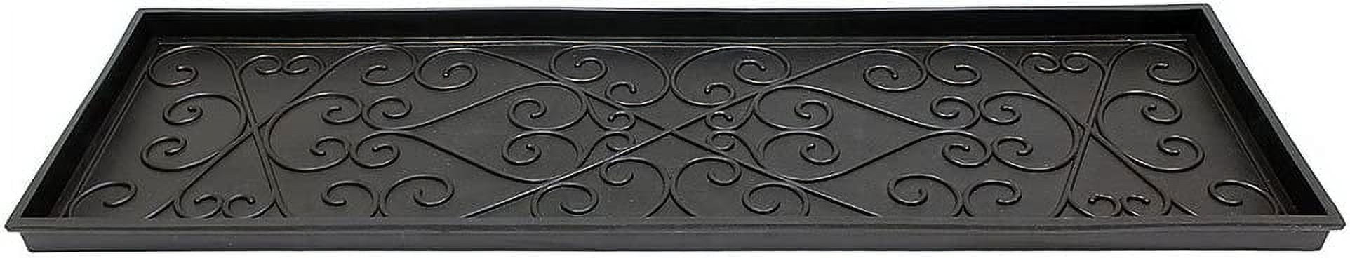 Achla Designs Scrollwork Rubber Boot Tray, Large - Walmart.com