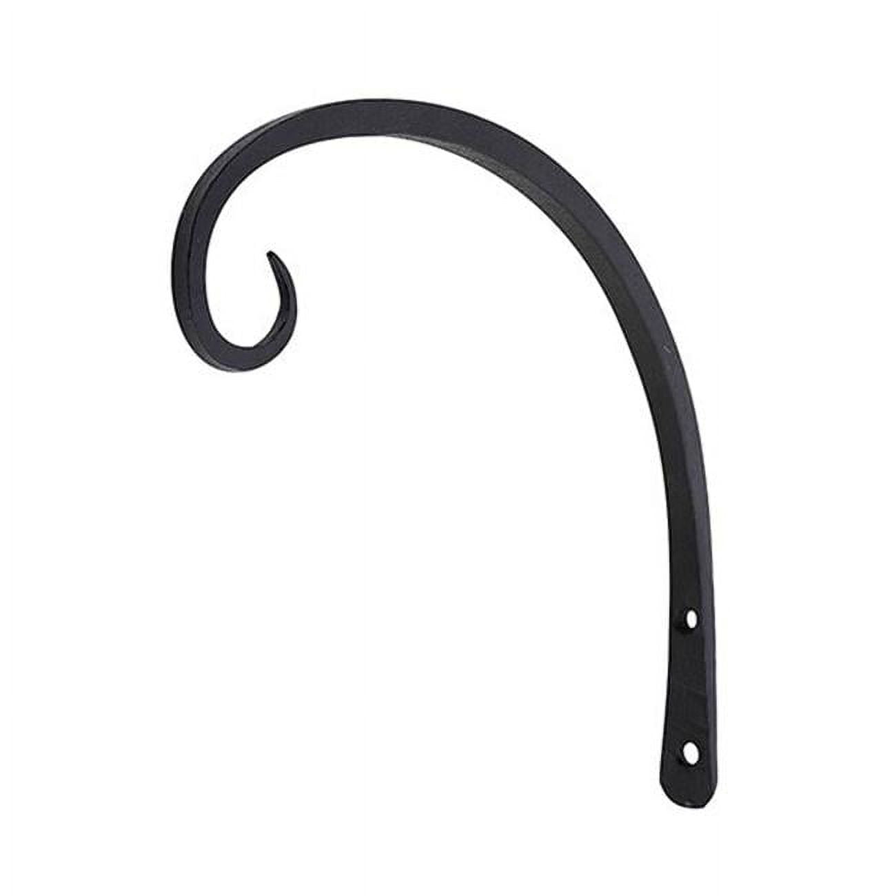Achla Downcurled Wrought Iron Wall Hooks, Black, Pack of 12 - Walmart.com