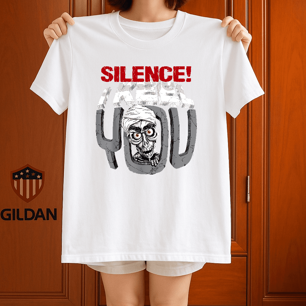 Achmed Silence I Keel You Funny Retro Graphic Comedy Fan Style Tee ...