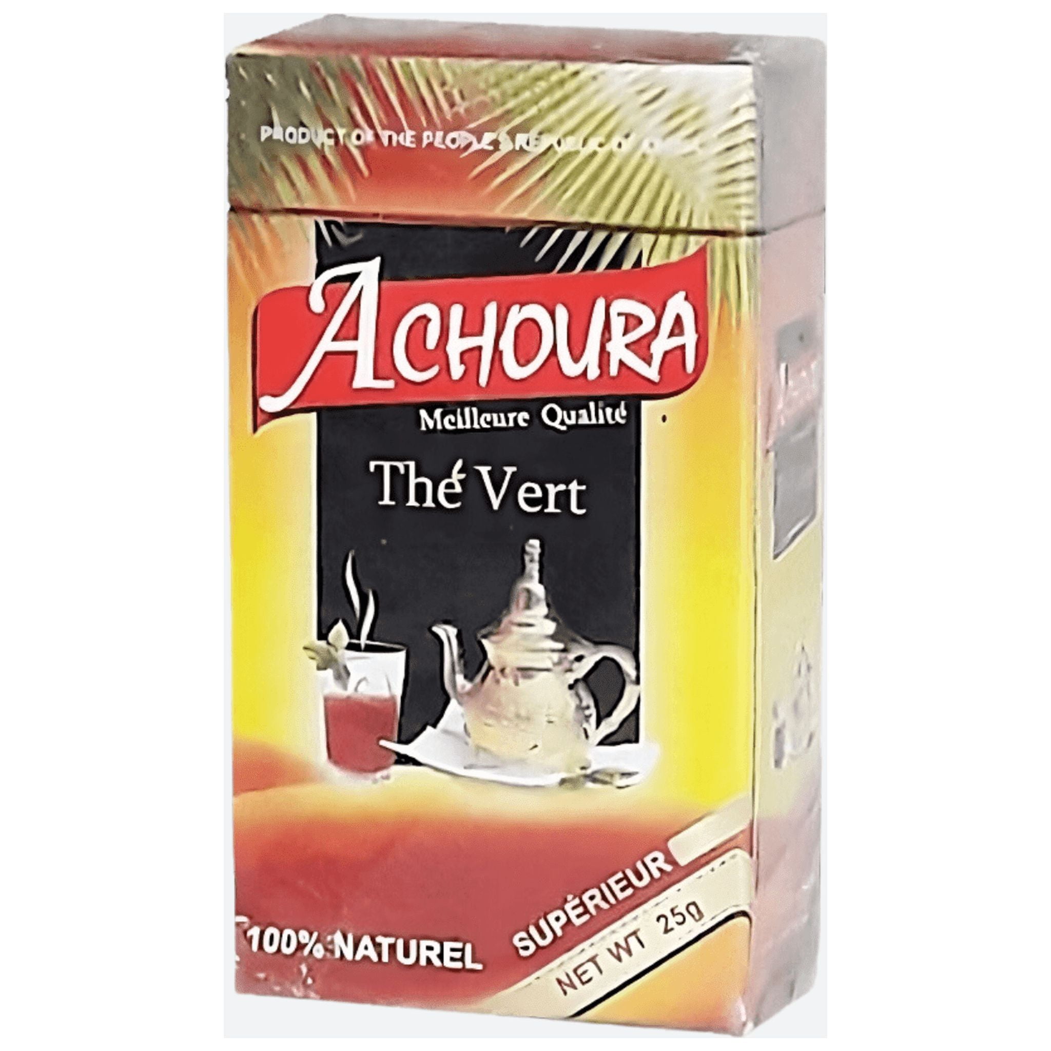 Achoura The Vert Green Tea Leaf - 25g, Antioxidant-Rich, Refreshing ...