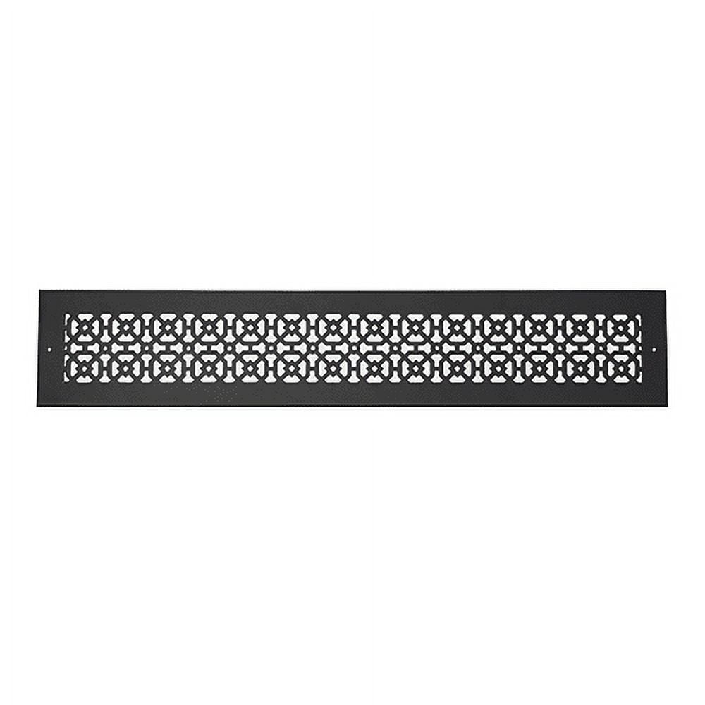 Achtek 4"x 30" (Overall 6"x 32") Duct Opening Solid Cast Aluminum Air ...