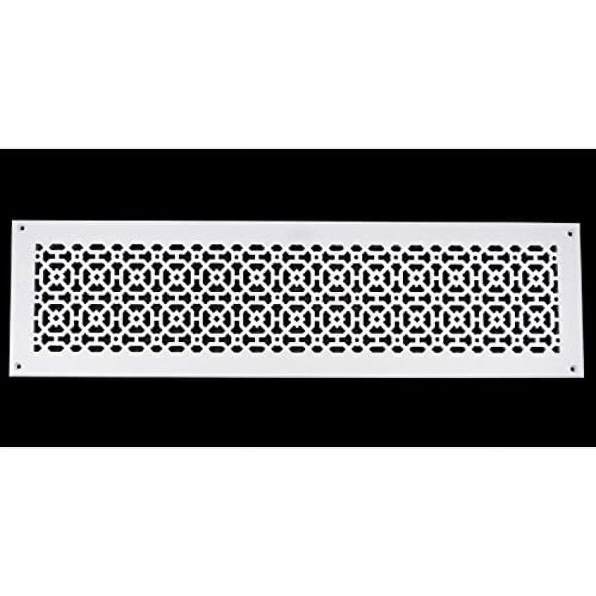 Achtek 6"x 30" Duct Opening Solid Cast Aluminum Air Return Grill Vent ...