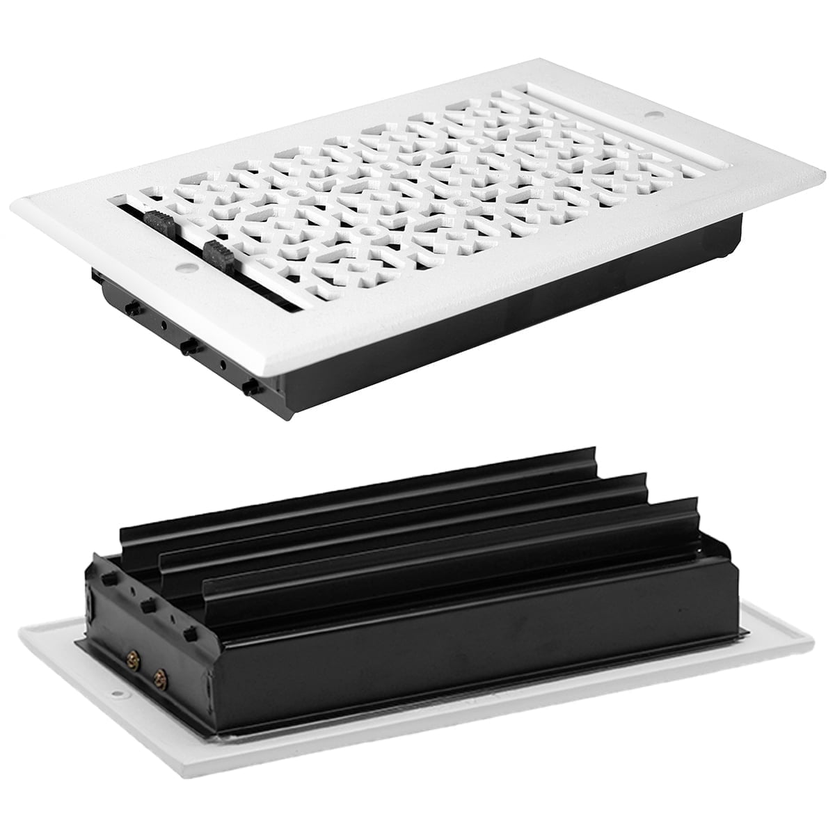 Achtek Air Supply Vent 6"x 10" Duct Opening (Overall 7-1/2"x 11-3/4 ...