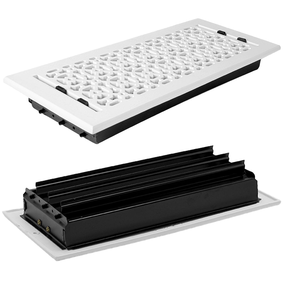 Achtek Air Supply Vent 6"x 16" Duct Opening (Overall 7-1/2"x 17-3/4 ...