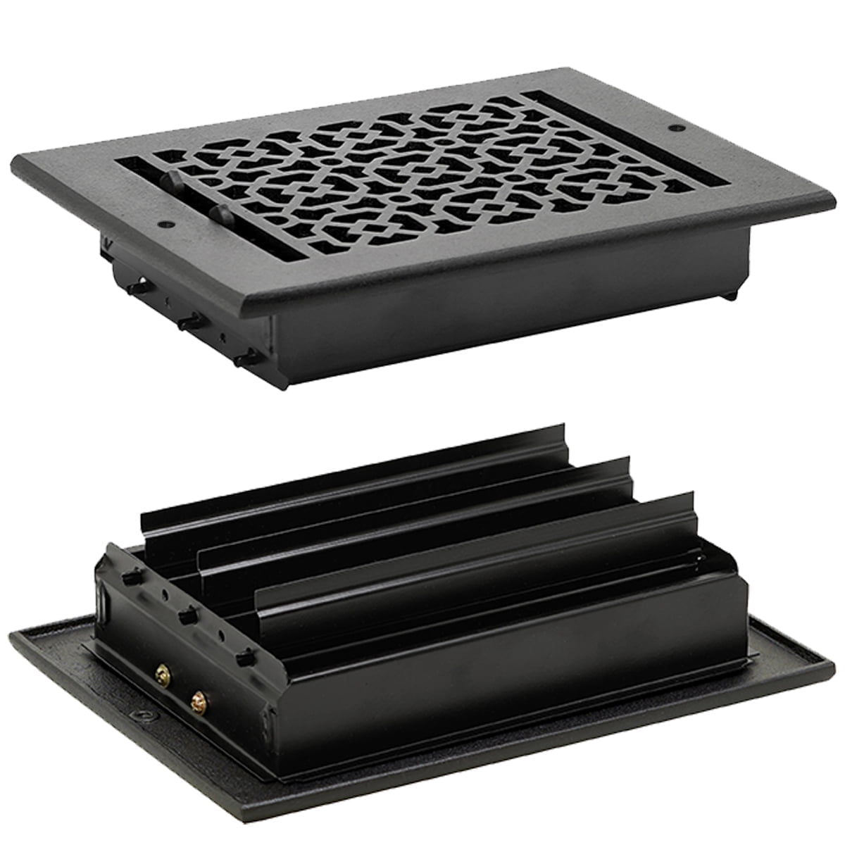 Achtek Air Supply Vent 6"x 8" Duct Opening (Overall 7-1/2"x 9-3/4 ...