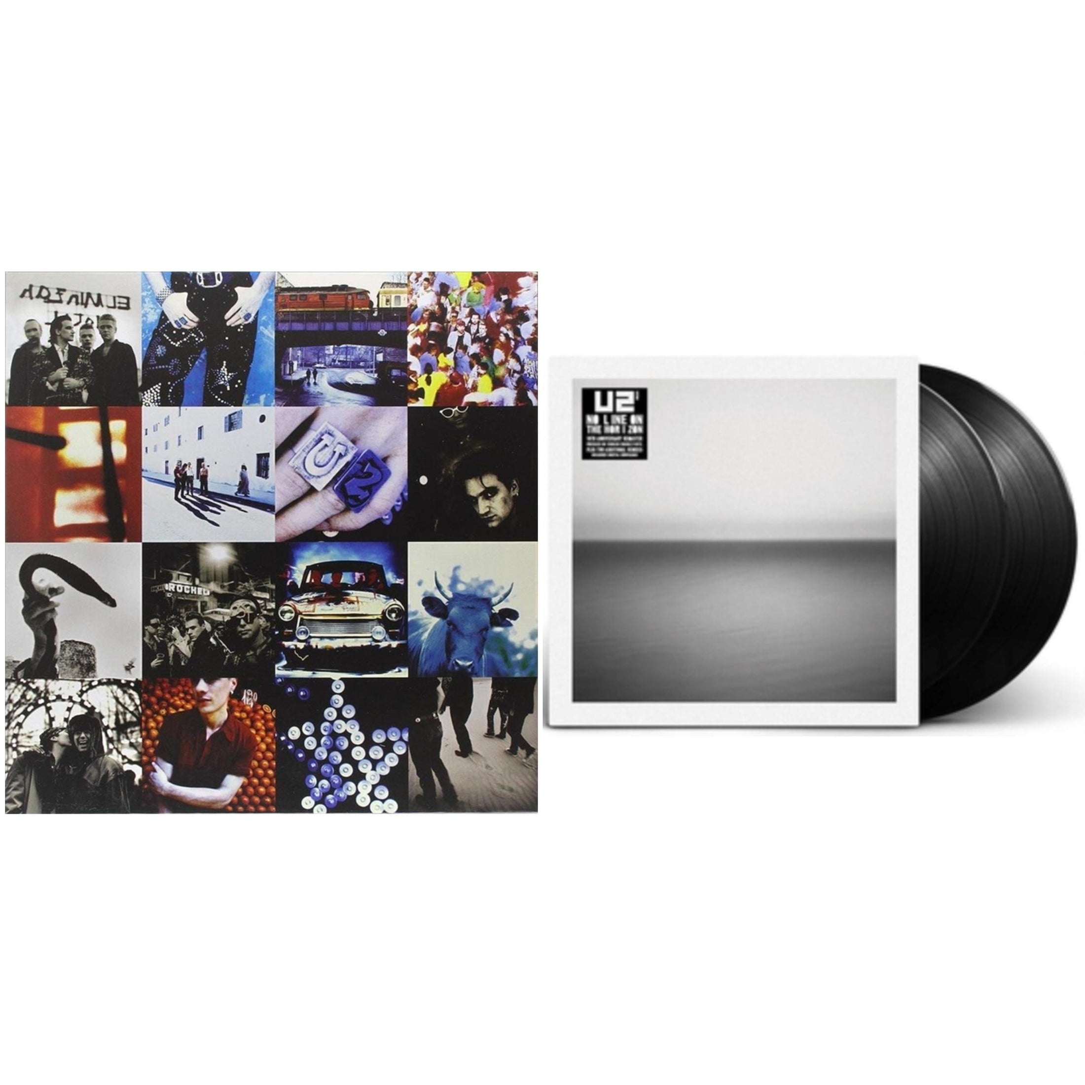 Achtung Baby (180G/2 LP) & No Line On The Horizon (2 LP) - Walmart.com