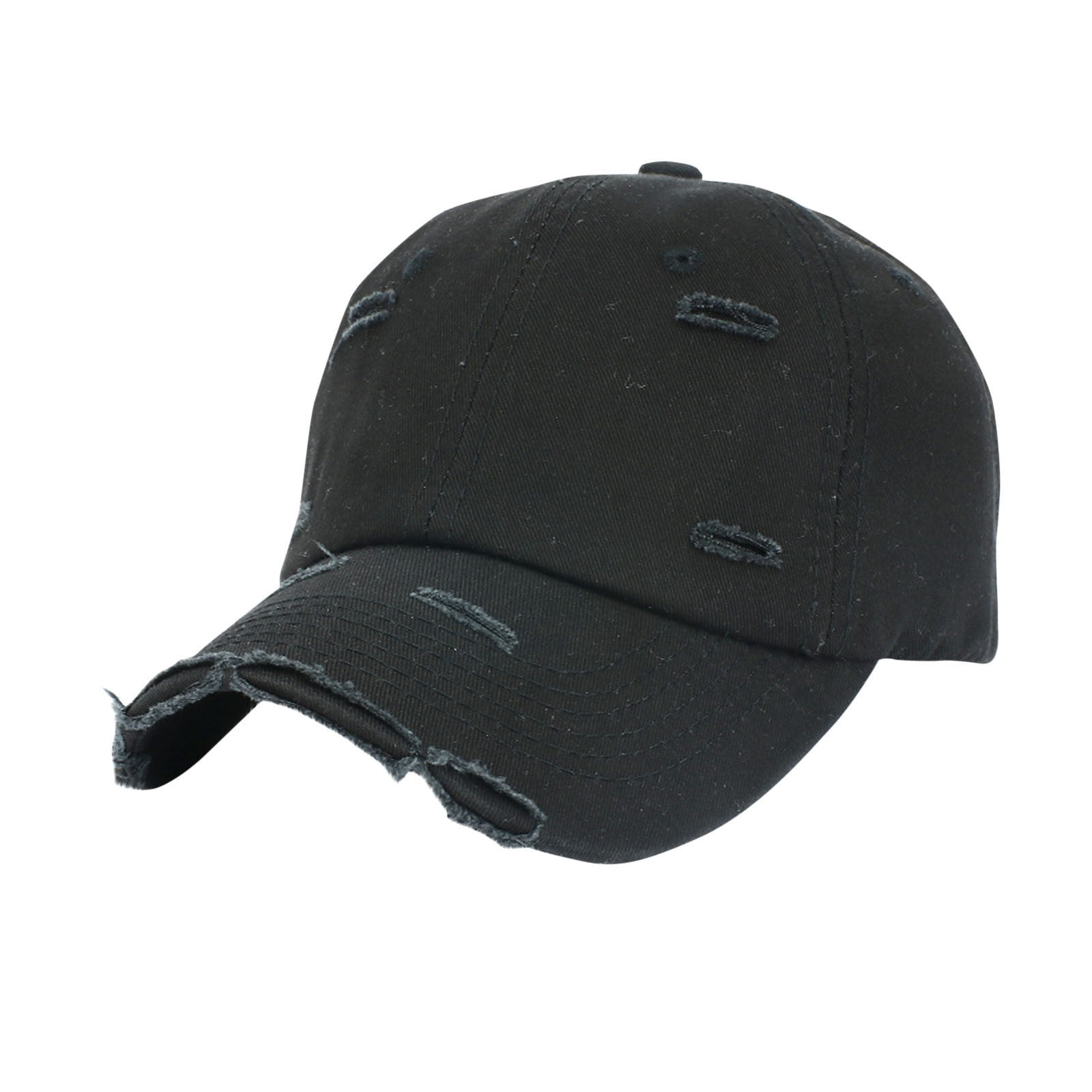 Achuyrbd Distressed Washed Cotton Baseball Cap, Unisex Vintage Ripped ...