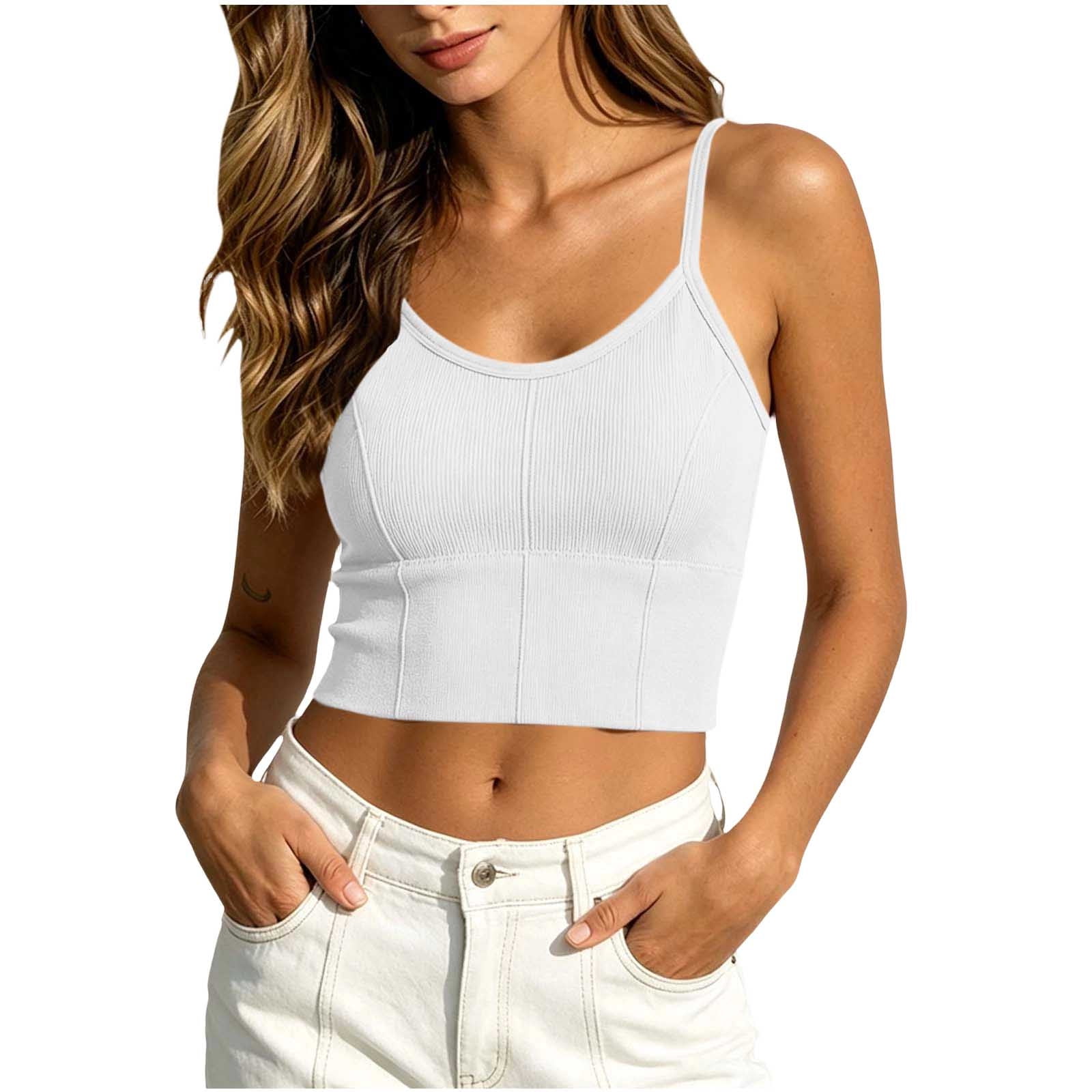Achuyrbd Tank Tops for Women Spaghetti Strap Casual Sleeveless Tank ...