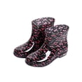 Achuyrbd Women's Cherry Print Short Rain Boots, Waterproof Rubber ...