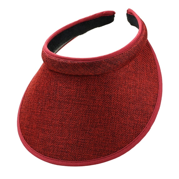 Achuyrbd Women's Clip On Sun Visor, Outdoor Wide Brim Empty Top UV ...