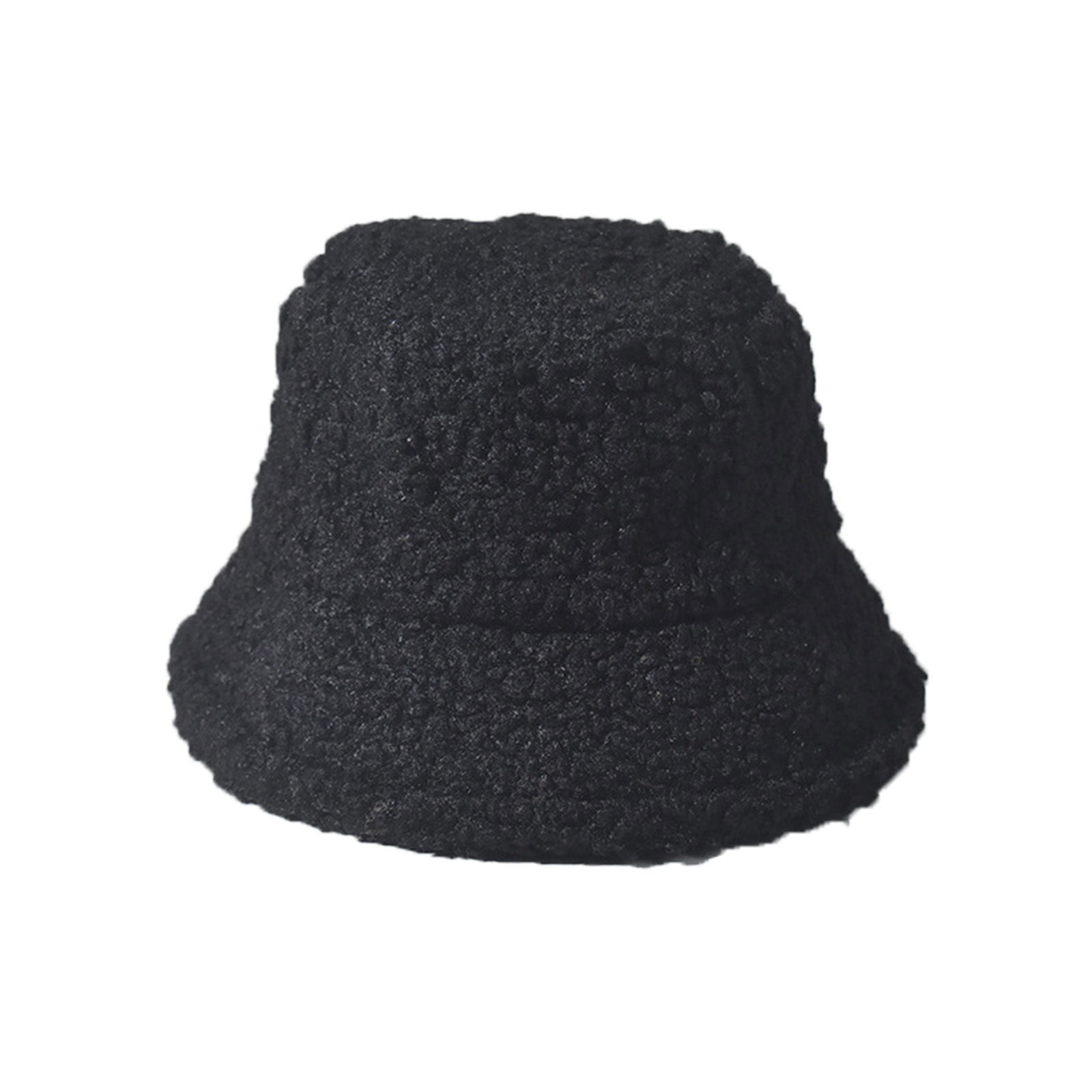 Achuyrbd Women's Fuzzy Sherpa Fleece Bucket Hat, Winter Warm Teddy ...