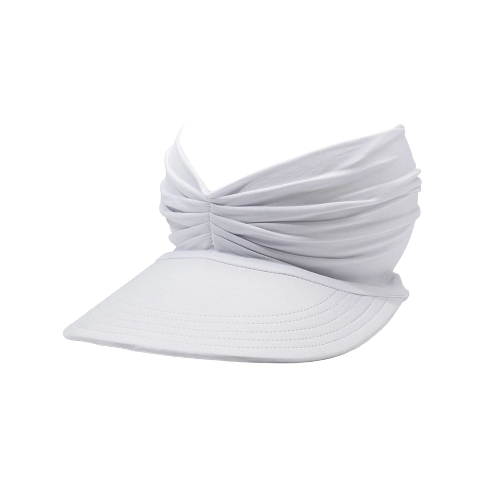 Achuyrbd Women's Twisted Knot Open Top Visor Hat, UPF Wide Brim Sports ...