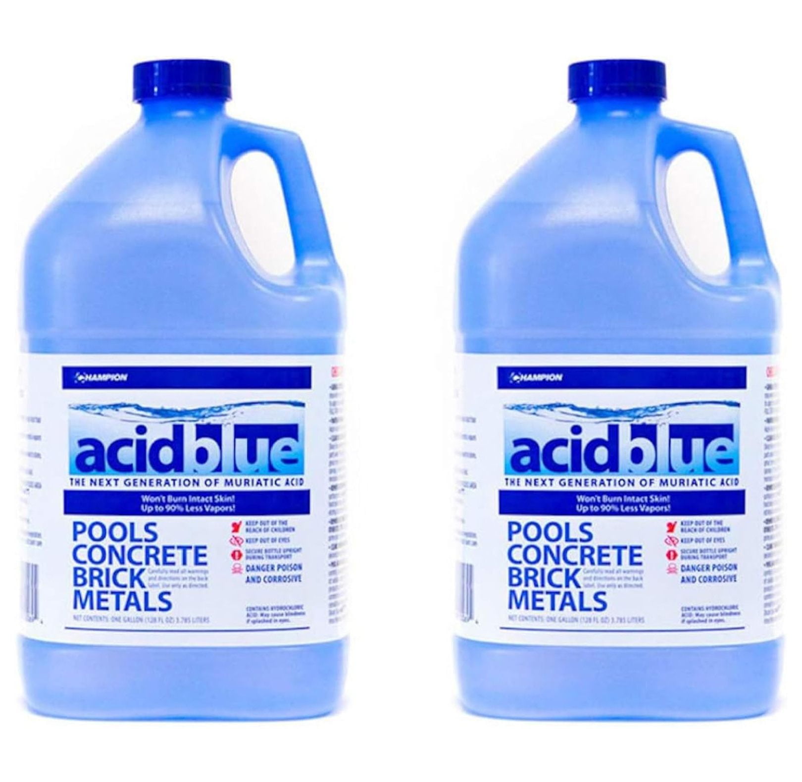 Acid Blue Easy to Use Muriatic Acid for Removal of Stains on Driveways ...