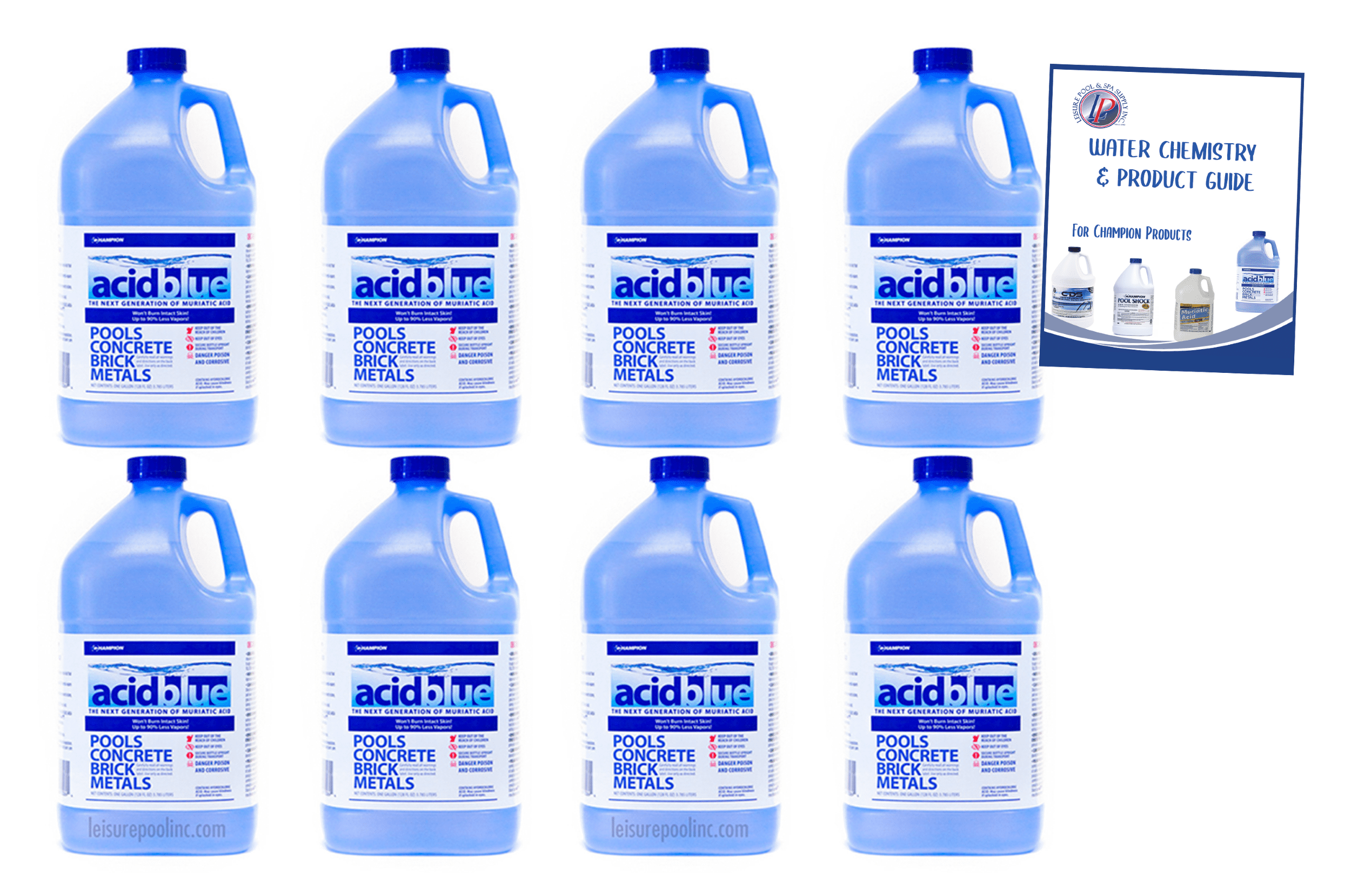 CPDI Acid Blue Muriatic Acid - Swimming Pool pH Lower Level Balancer ...
