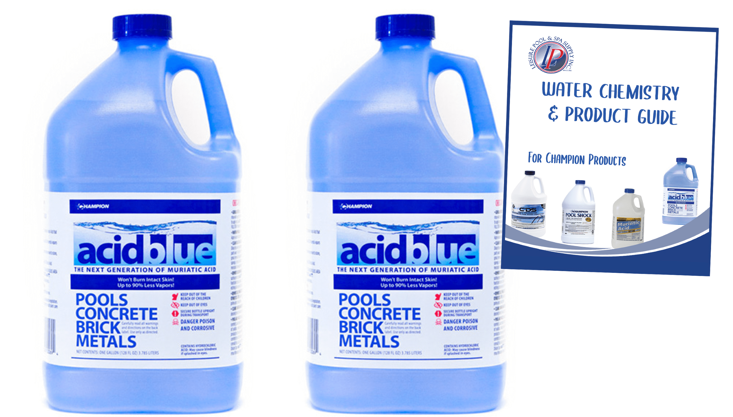 CPDI Acid Blue Muriatic Acid - Lower Level Balance Water, Swimming Pool ...