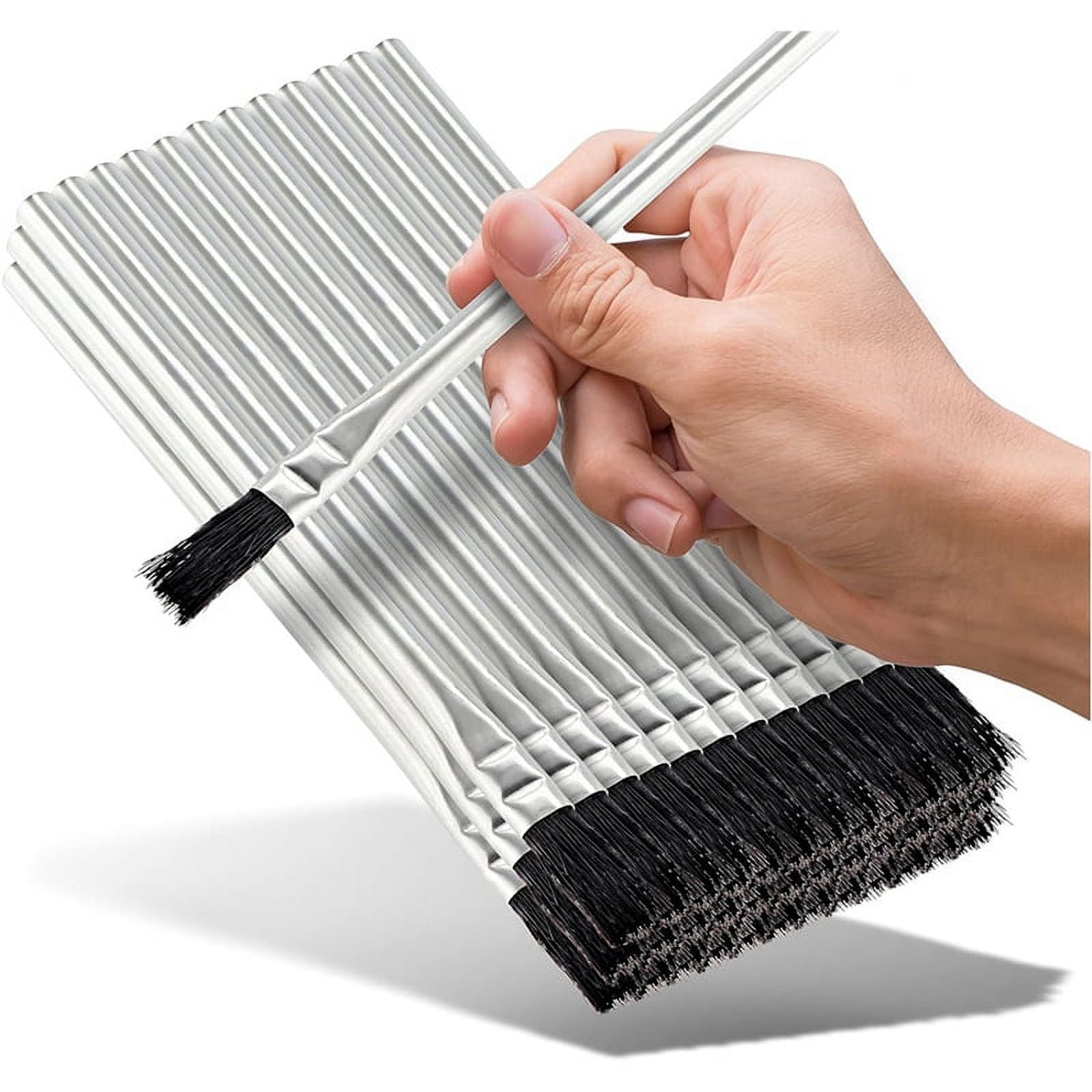 Acid Brushes - 48 Count 3/8 Inch Horsehair Acid Flux Brushes ...