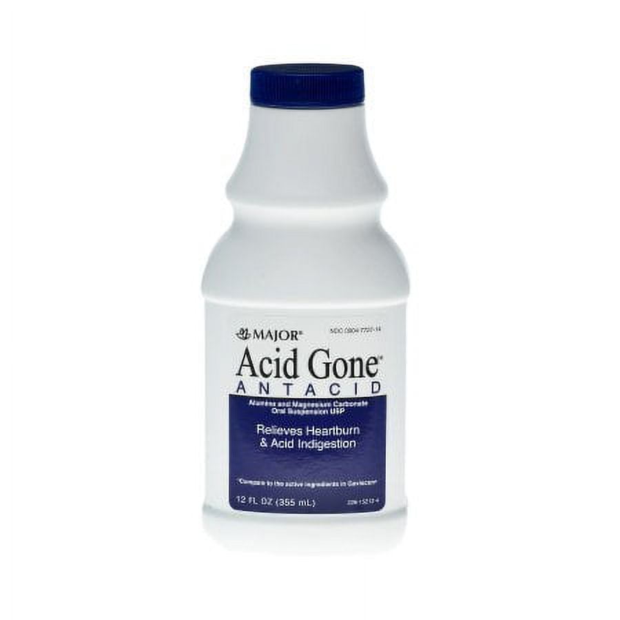 Acid Gone Antacid 358 mg - 95 mg Strength Oral Suspension 12 oz. Sold ...