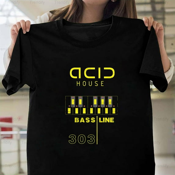 Acid House 303 Funny Electronic Music DJ Rave Culture Graphic H41657 T ...